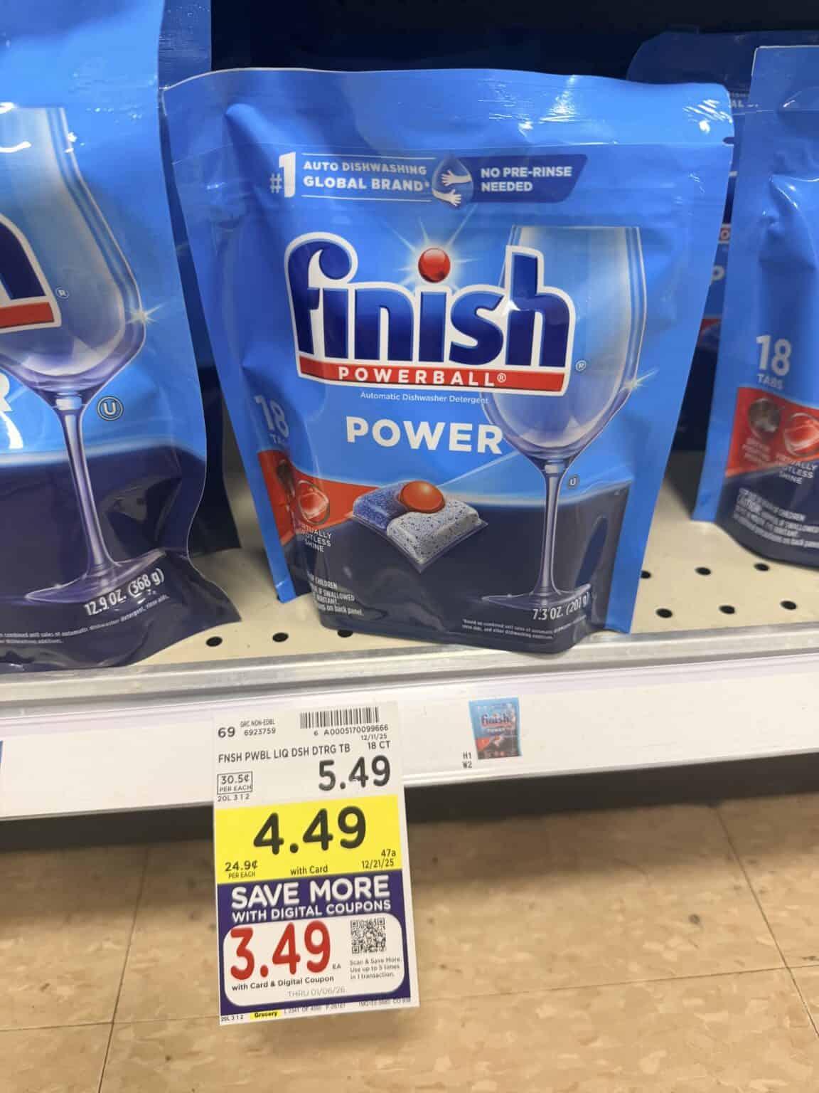 Finish Dishwasher Pods as low as $2.49! - Kroger Krazy