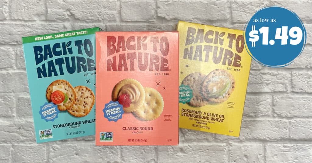 Back to Nature Crackers as low as $1.49! - Kroger Krazy