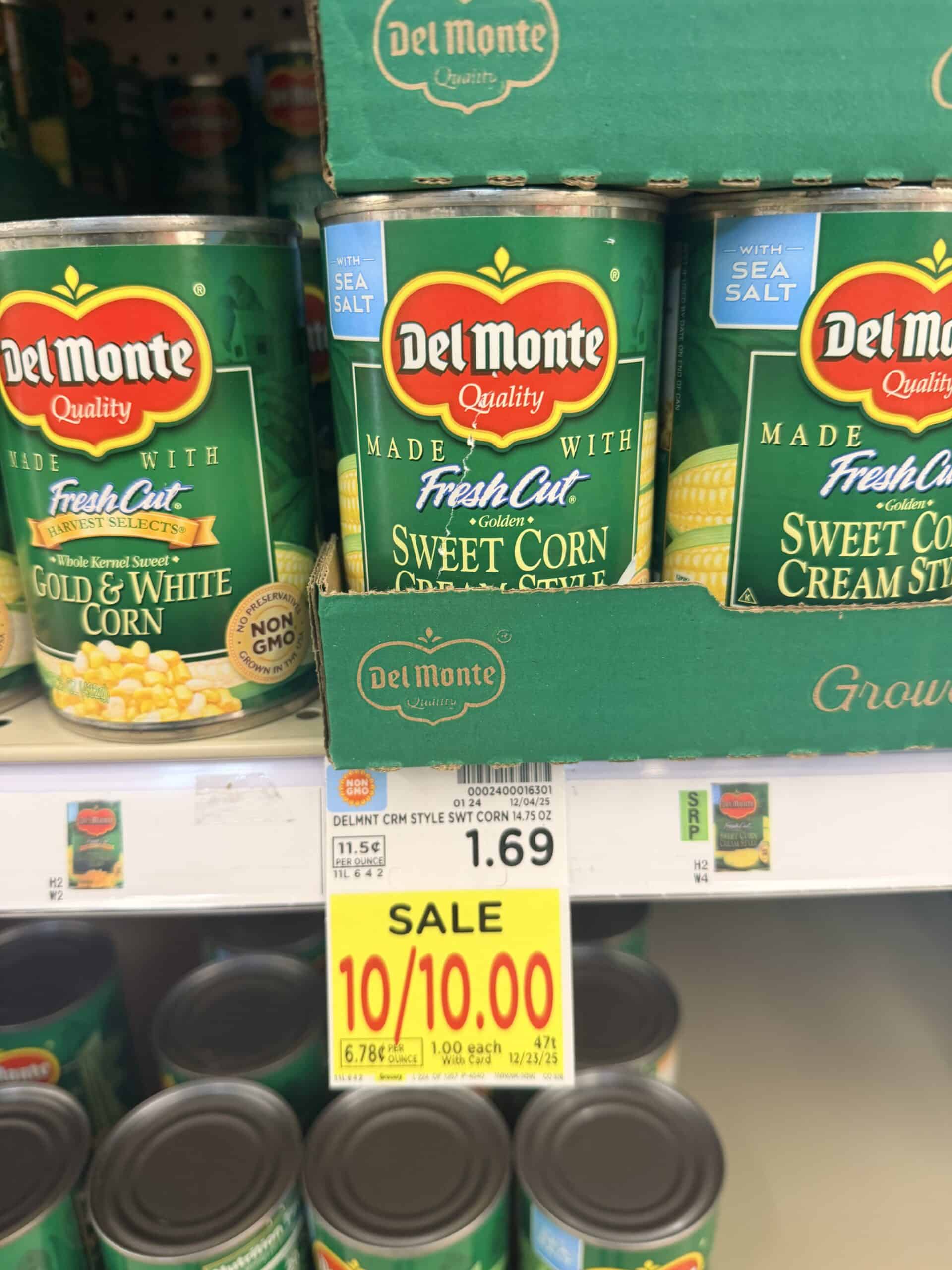 Del Monte Canned Vegetables as low as $1.00! - Kroger Krazy