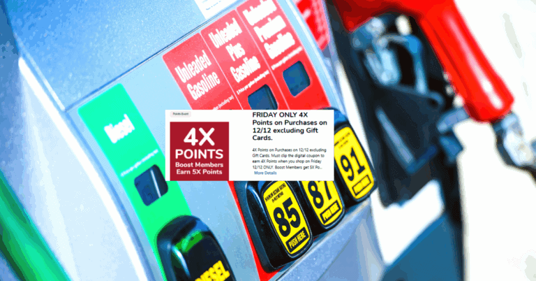 4X Fuel Points on purchases on Friday - 12/12 - Kroger Krazy