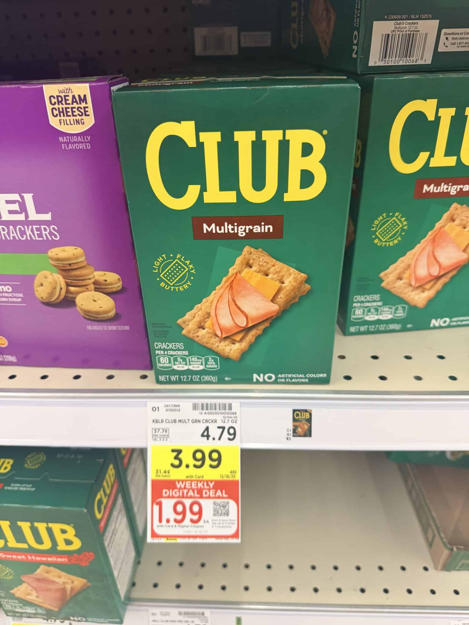 Keebler Club and Town House Crackers as low as $1.36! - Kroger Krazy