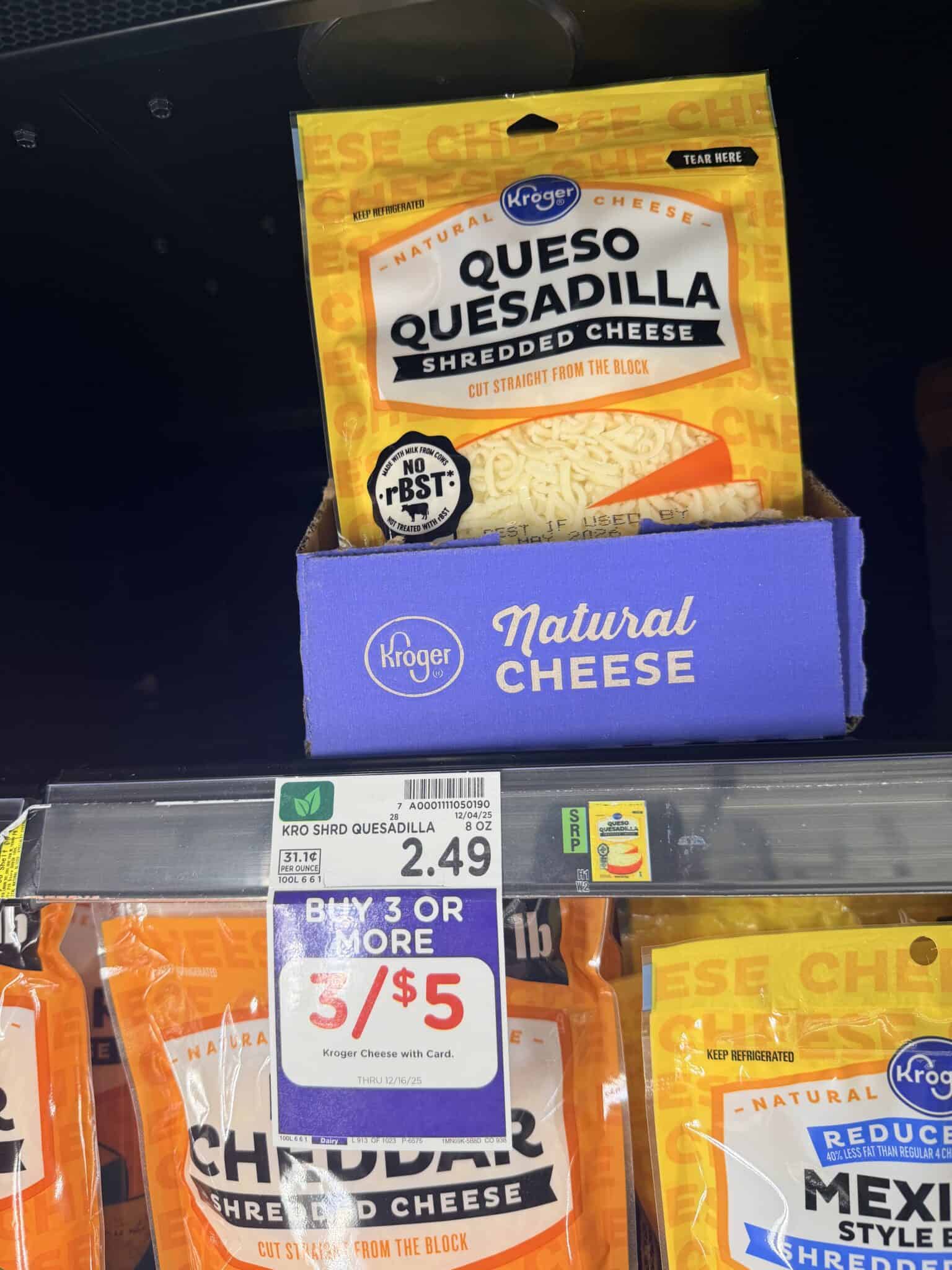 Kroger Cheese as low as $1.66! - Kroger Krazy