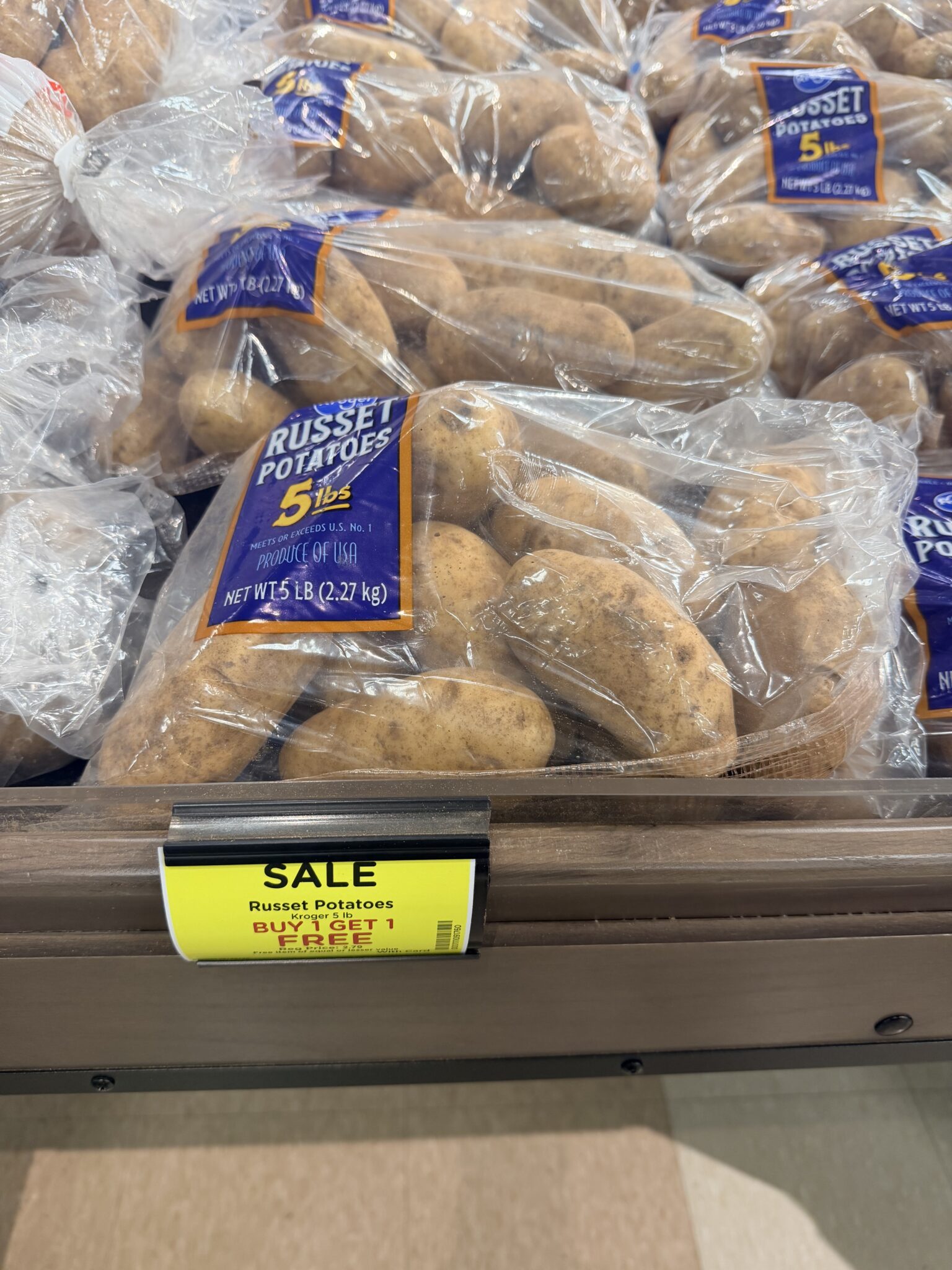 Kroger Russet Potatoes are B1G1 FREE! - Kroger Krazy