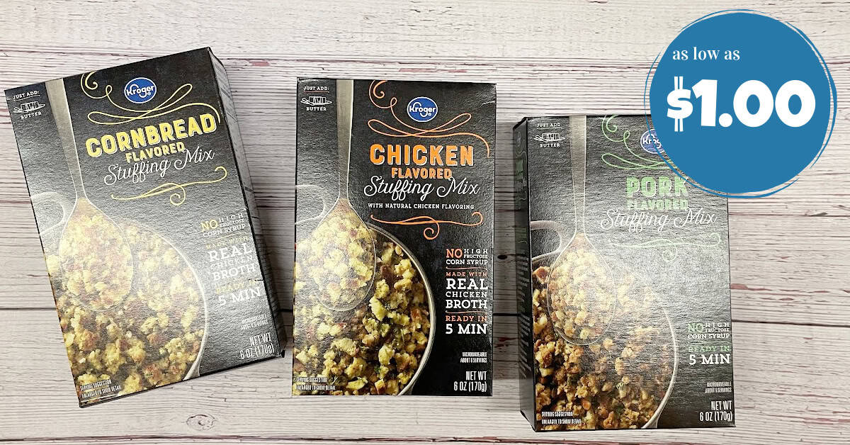 Kroger Stuffing Mix as low as $1.00! - Kroger Krazy