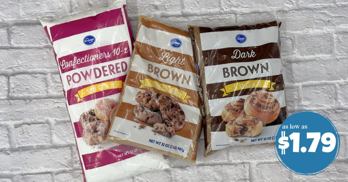 Kroger Powdered Sugar and Brown Sugar as low as $1.79! - Kroger Krazy