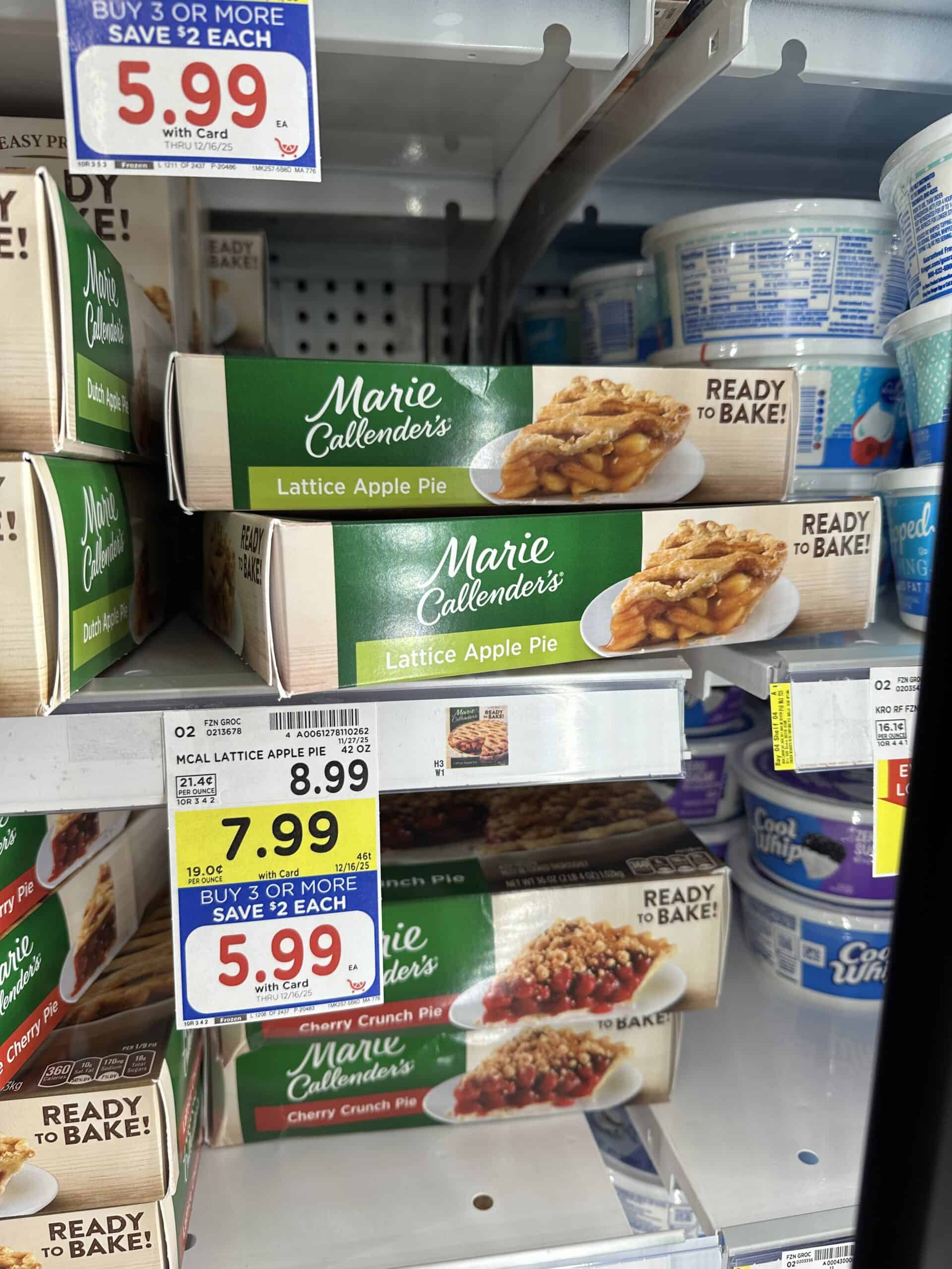 Marie Callender's Pies as low as $5.99! - Kroger Krazy