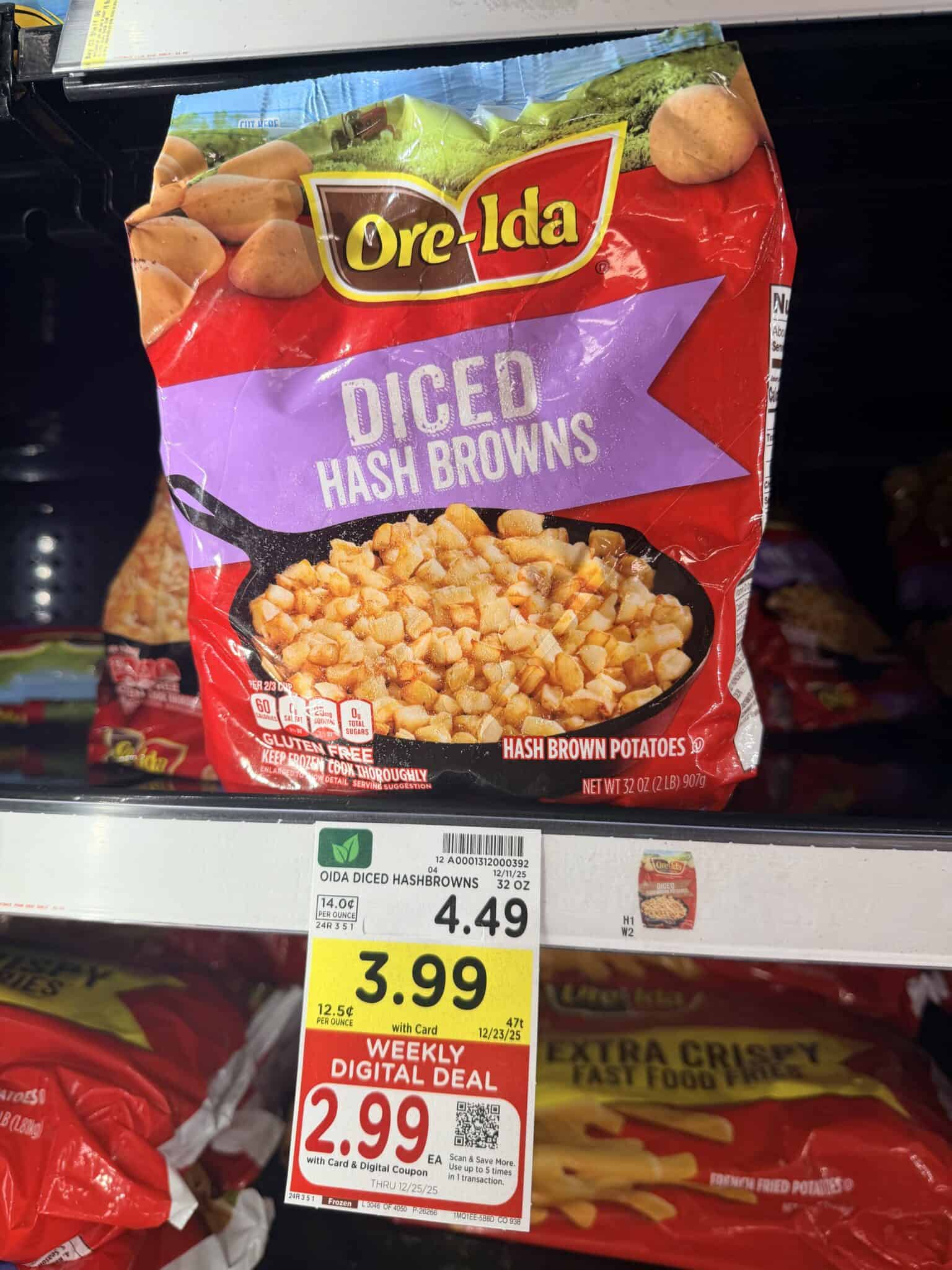 Ore-Ida Frozen Potatoes as low as $2.99! - Kroger Krazy