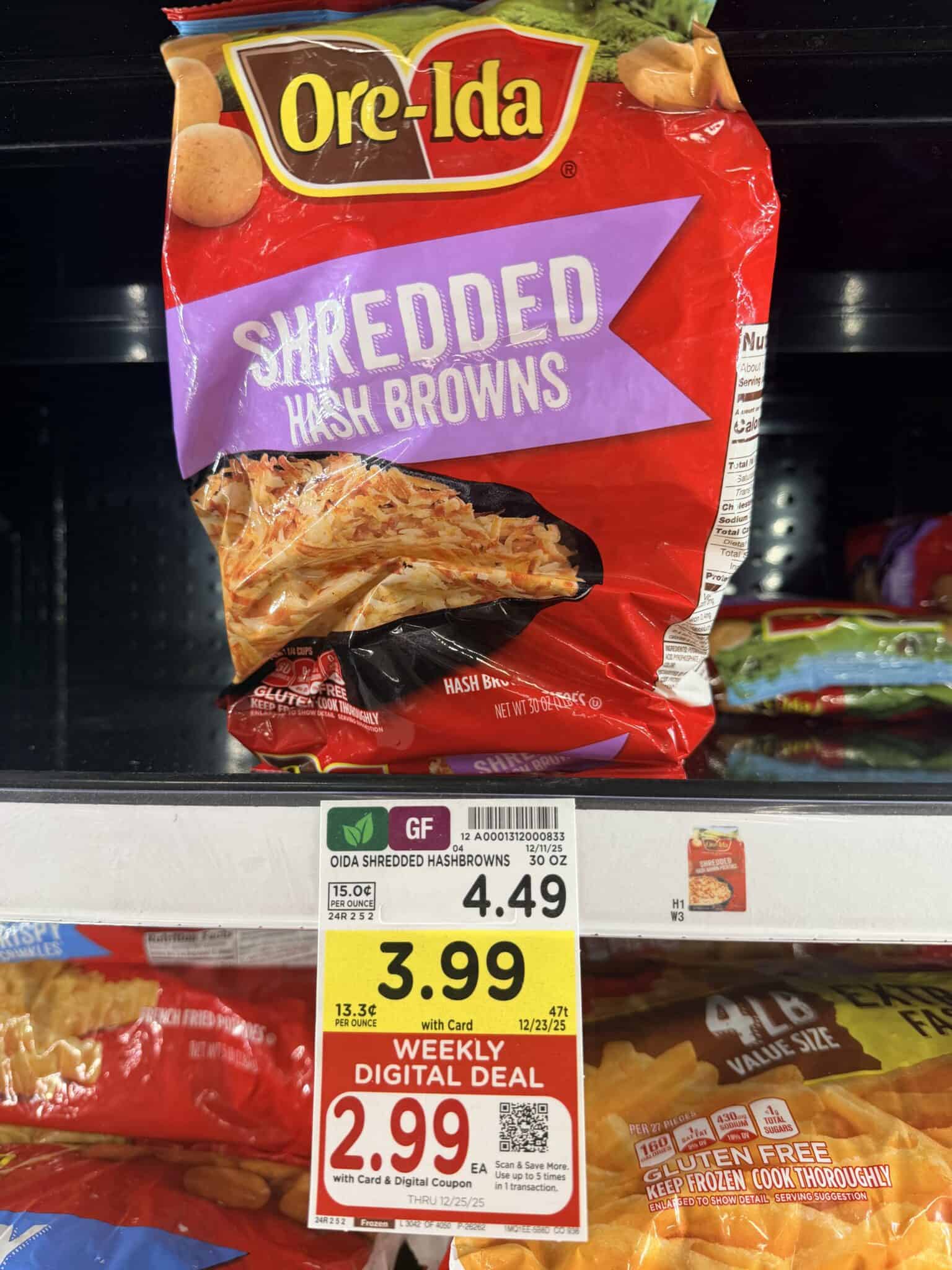 Ore-Ida Frozen Potatoes as low as $2.99! - Kroger Krazy
