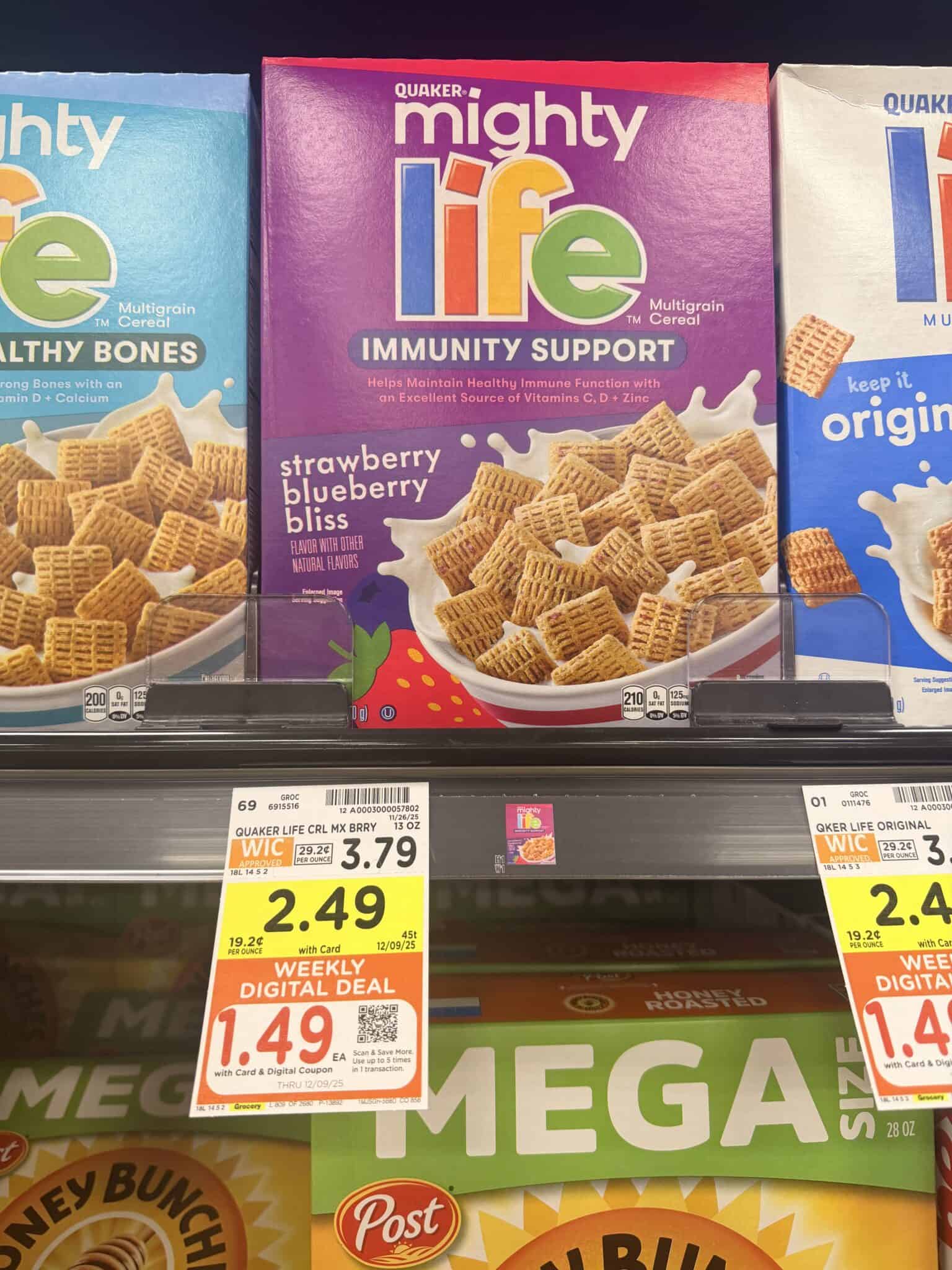 Cap'N Crunch or Life Cereal as low as $1.49! - Kroger Krazy