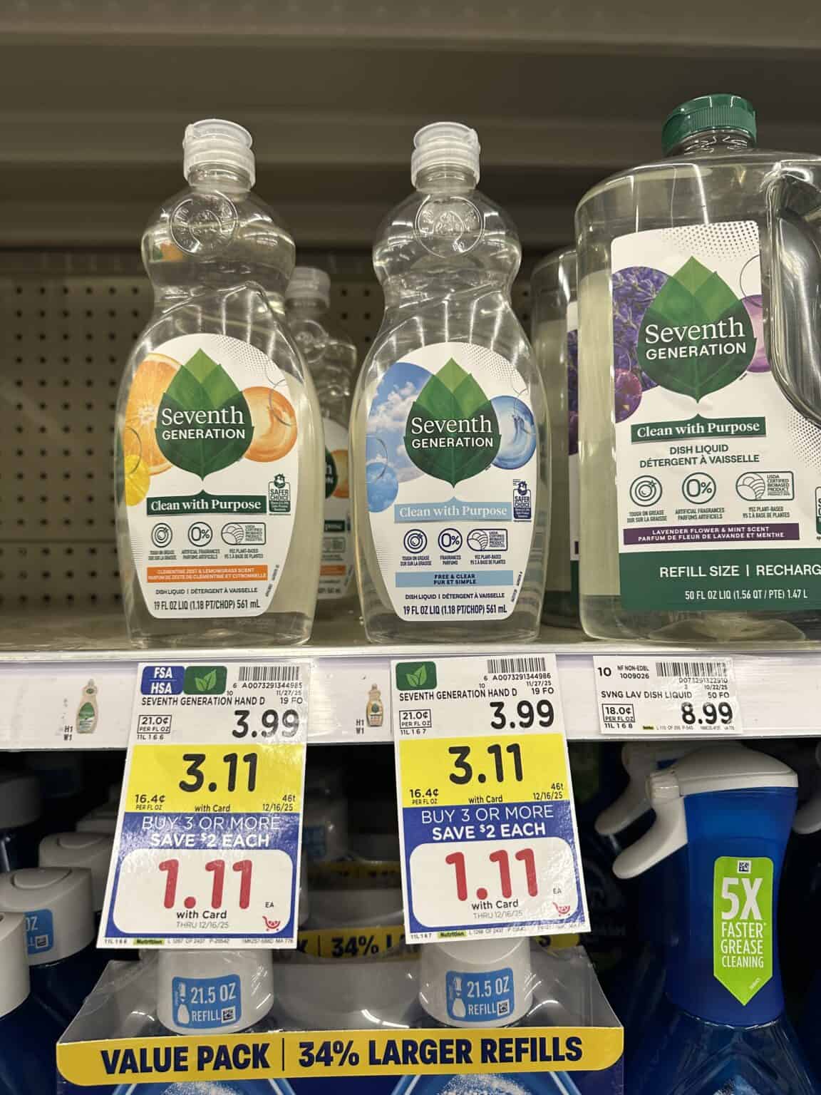 Seventh Generation Dish Soap as low as $1.11! - Kroger Krazy