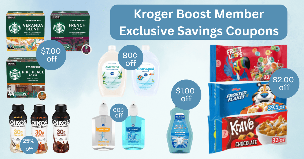 Kroger Boost Member Savings thru January 27! - Kroger Krazy