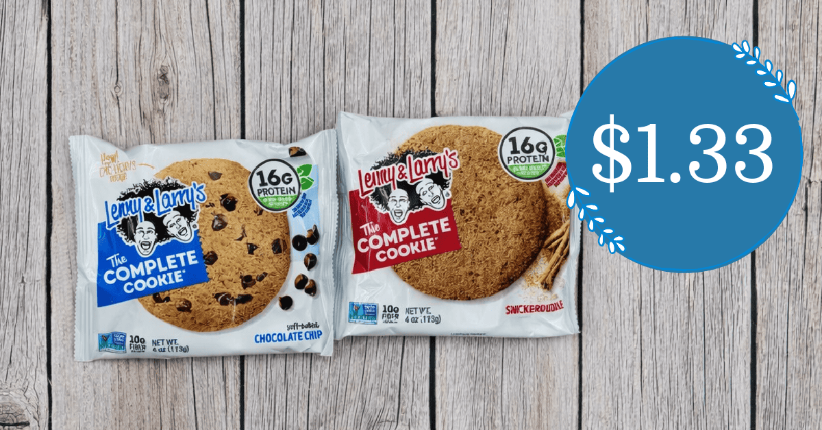 Lenny & Larry's The Complete Cookies are $1.33 with Kroger Mega Event ...