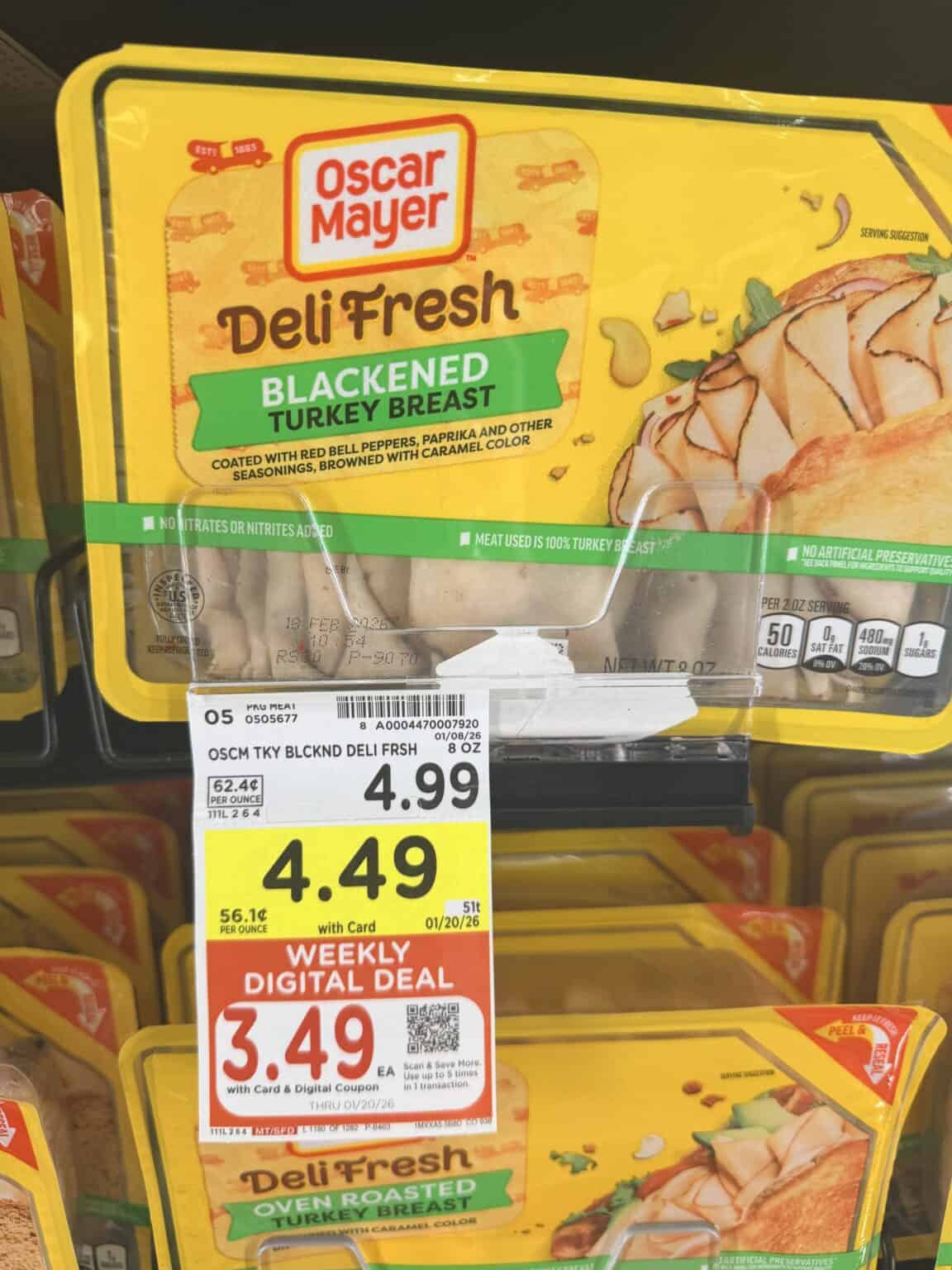 Oscar Mayer Deli Fresh Lunch Meat as low as $3.49! - Kroger Krazy