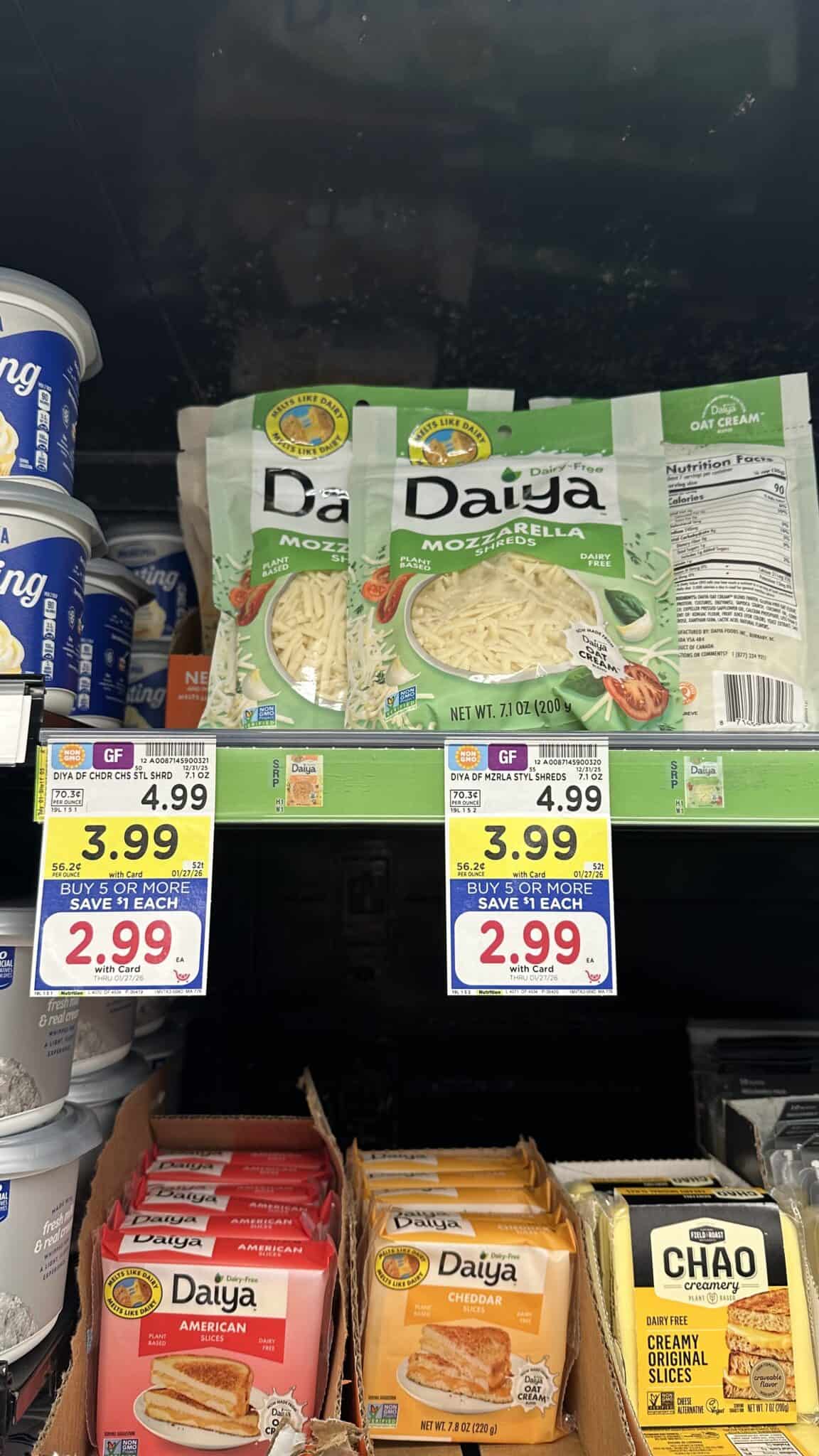 Daiya Cheese, Mac and Cheese and Pizza as low as 49¢! - Kroger Krazy