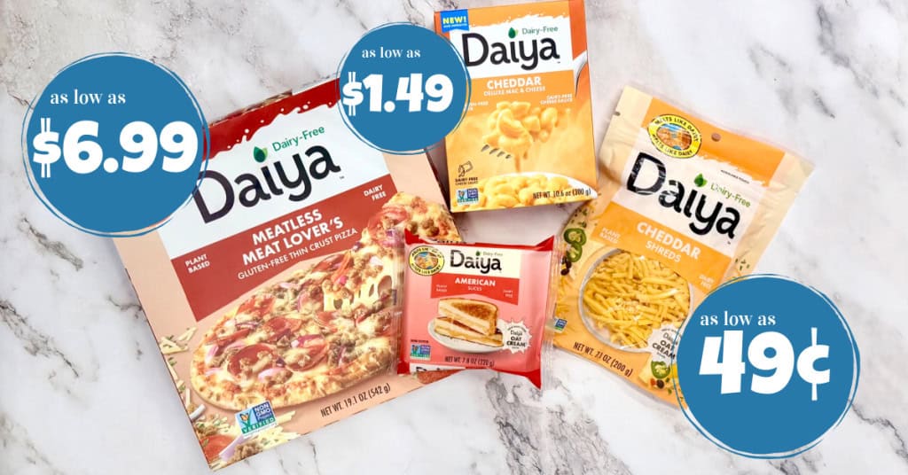 Daiya Cheese, Mac and Cheese and Pizza as low as 49¢! - Kroger Krazy