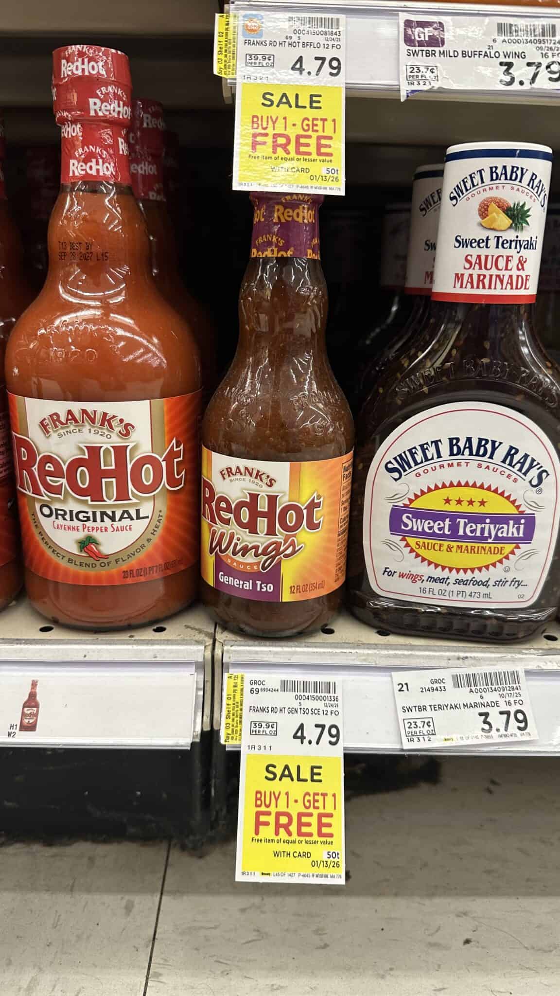 Frank's Red Hot Sauces are B1G1 FREE! - Kroger Krazy