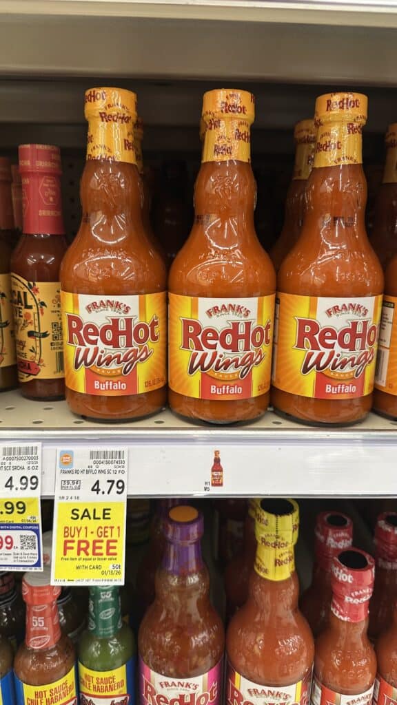 Frank's Red Hot Sauces are B1G1 FREE! - Kroger Krazy