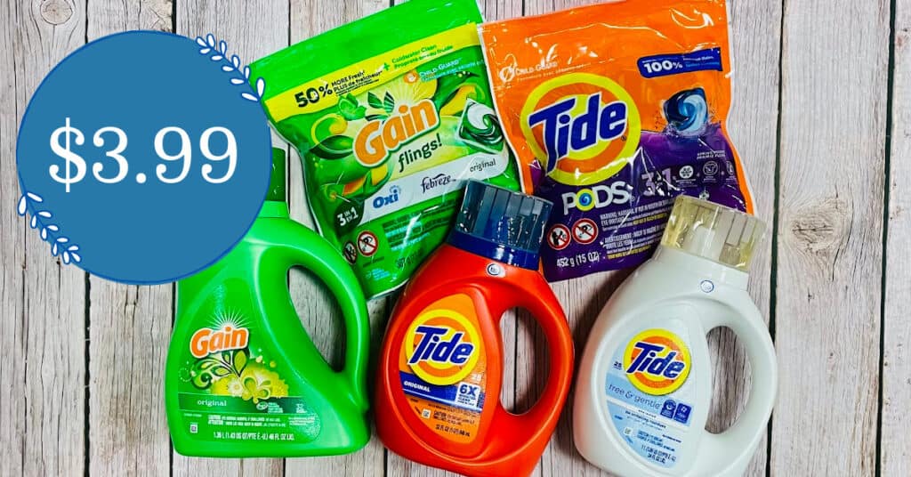 Tide & Gain Laundry as low as $3.99! - Kroger Krazy
