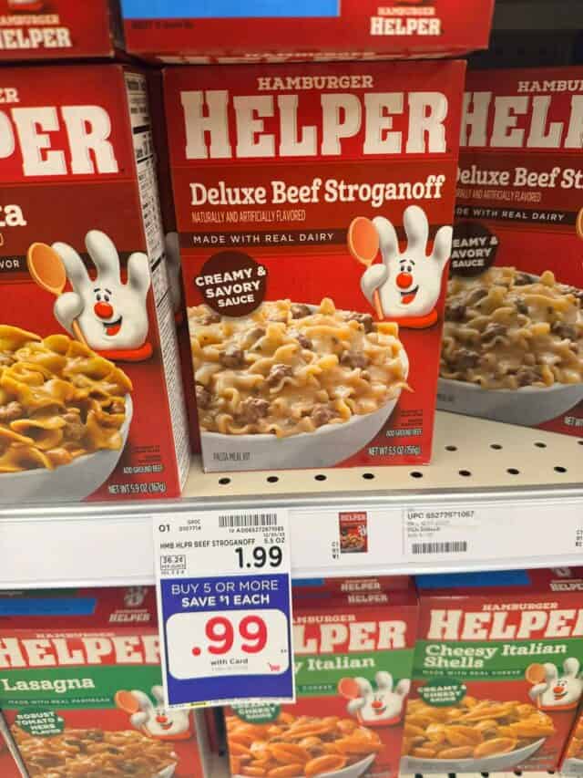 Helper Meals as low as 99¢! - Kroger Krazy