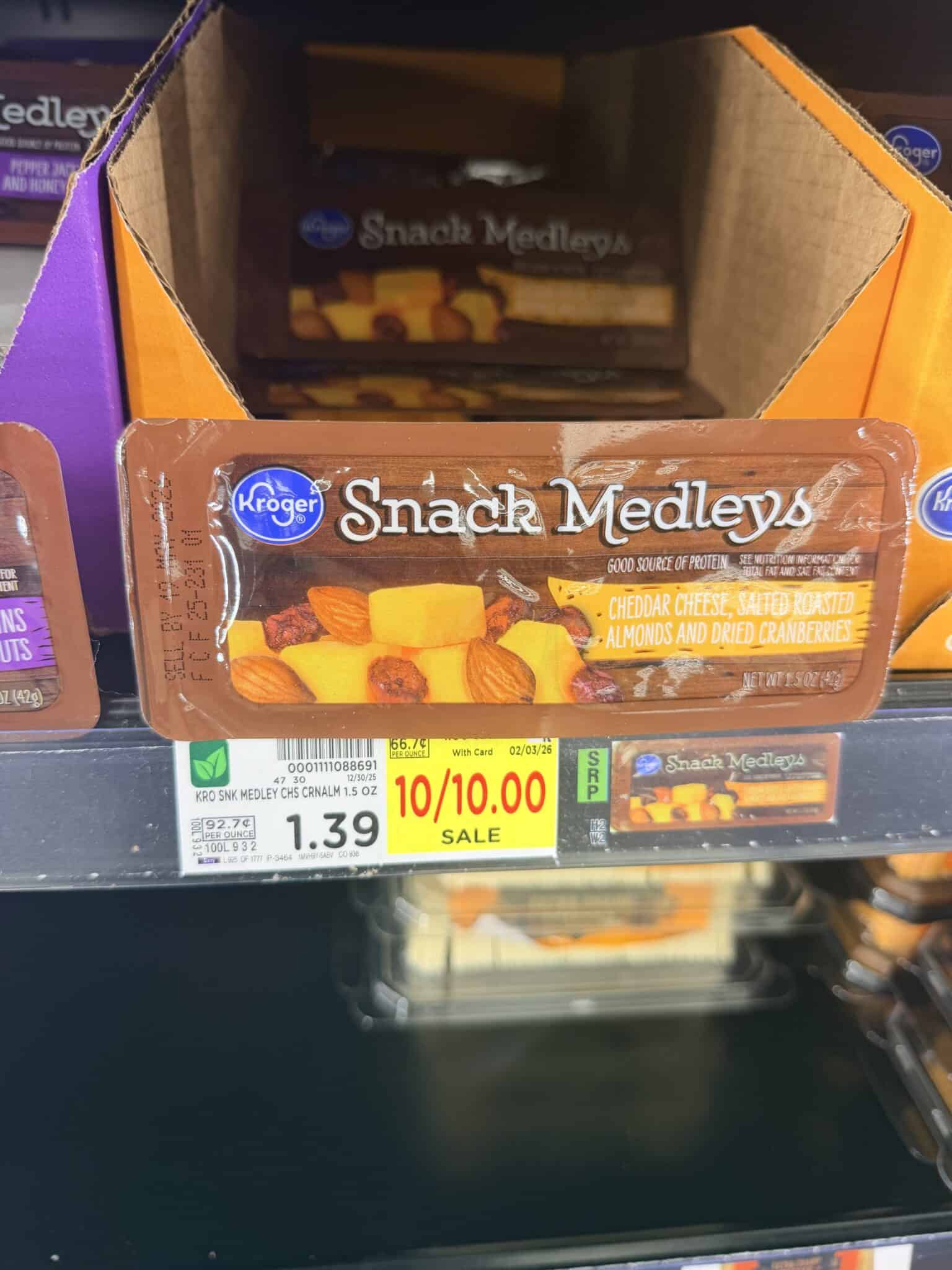 Kroger Snack Medley as low as $1.00! - Kroger Krazy