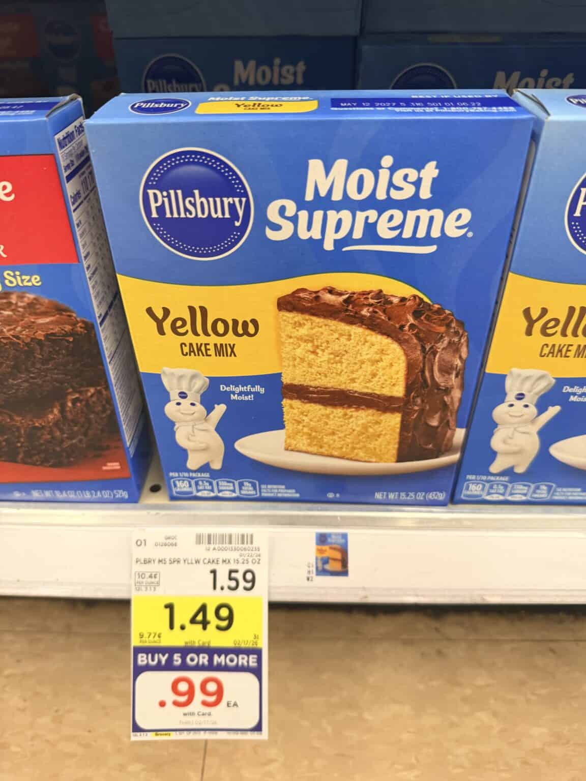 Pillsbury Cake Mixes as low as 99¢! - Kroger Krazy