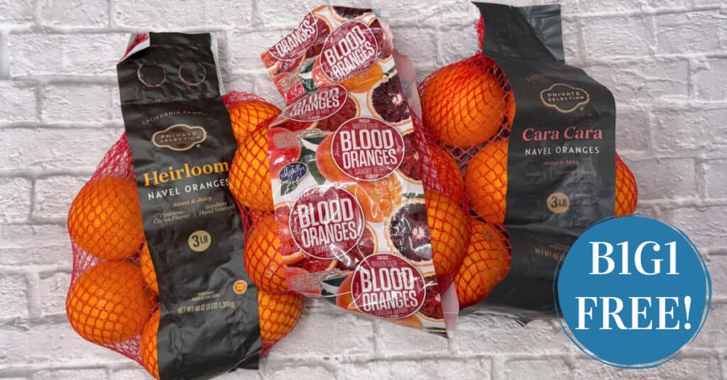 Private Selection Heirloom, Cara Cara and Blood Oranges are B1G1 FREE ...