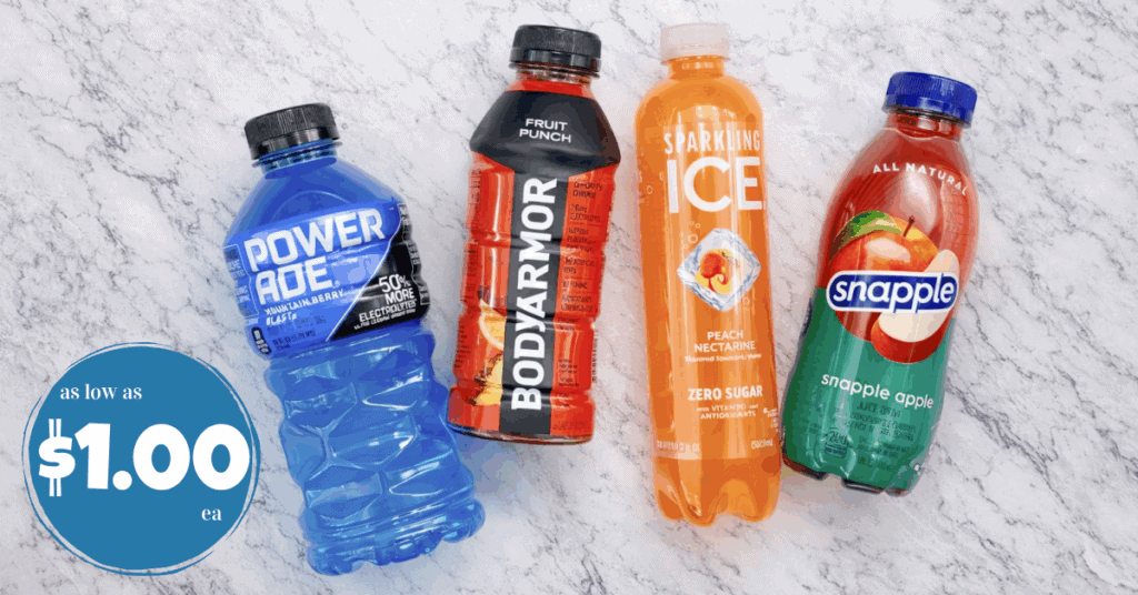 Snapple, Sparkling Ice, Bodyarmor, Powerade as low as $1.00! - Kroger Krazy