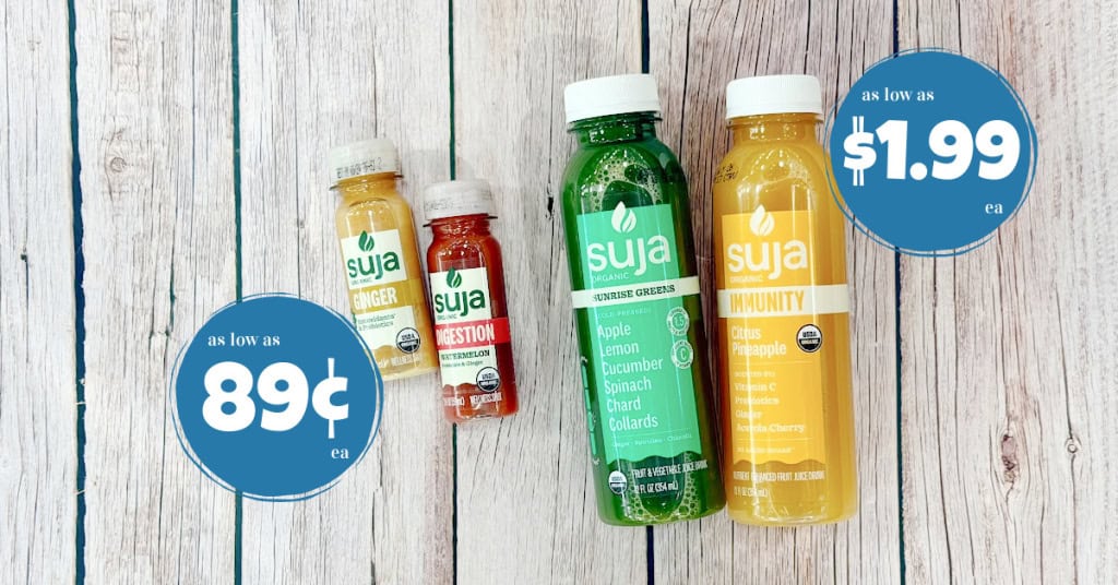 Suja as low as 89¢! - Kroger Krazy