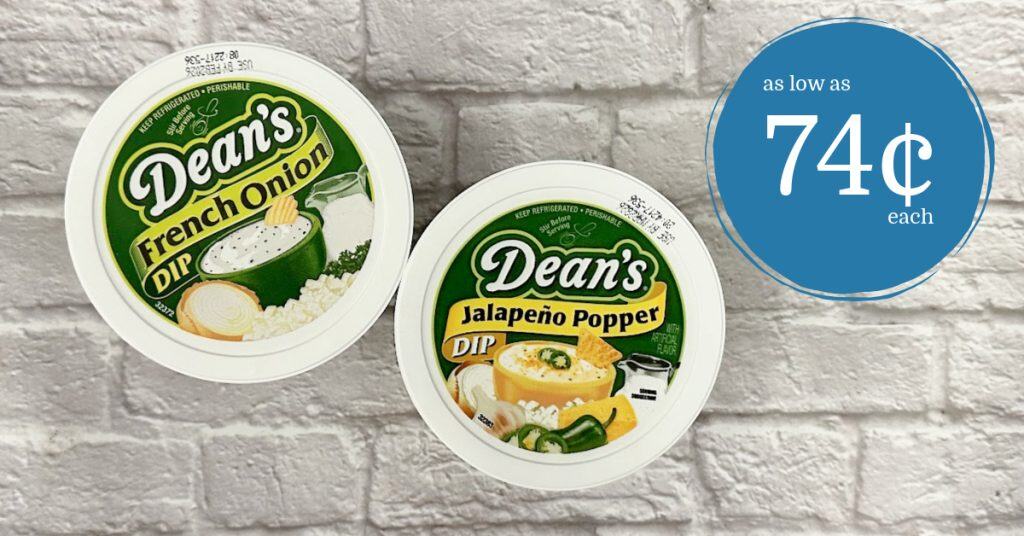 Dean's Dips are as low as 74¢ each (Reg $2.99)!! - Kroger Krazy