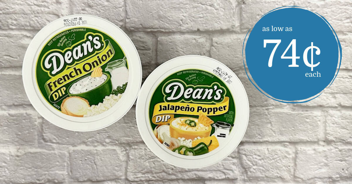 Dean's Dips are as low as 74¢ each (Reg $2.99)!! - Kroger Krazy