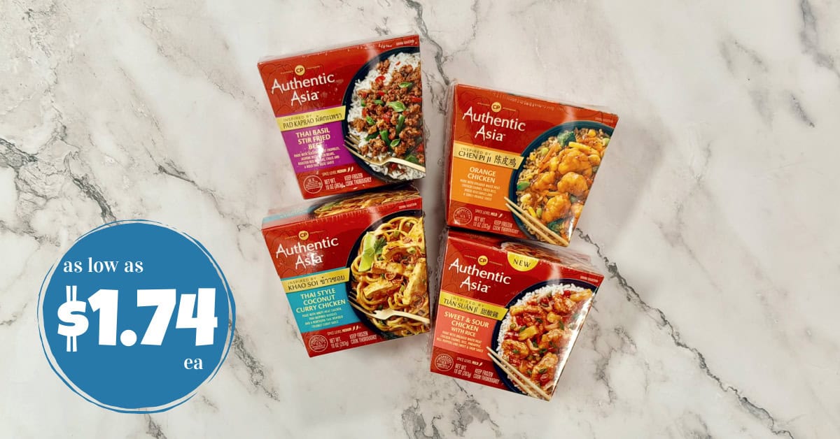 Authentic Asia Frozen Meals as low as $1.74! - Kroger Krazy