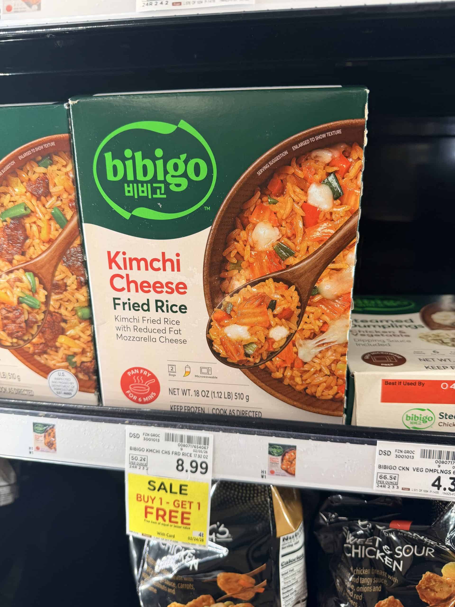 Bibigo items are B1G1 FREE! - Kroger Krazy