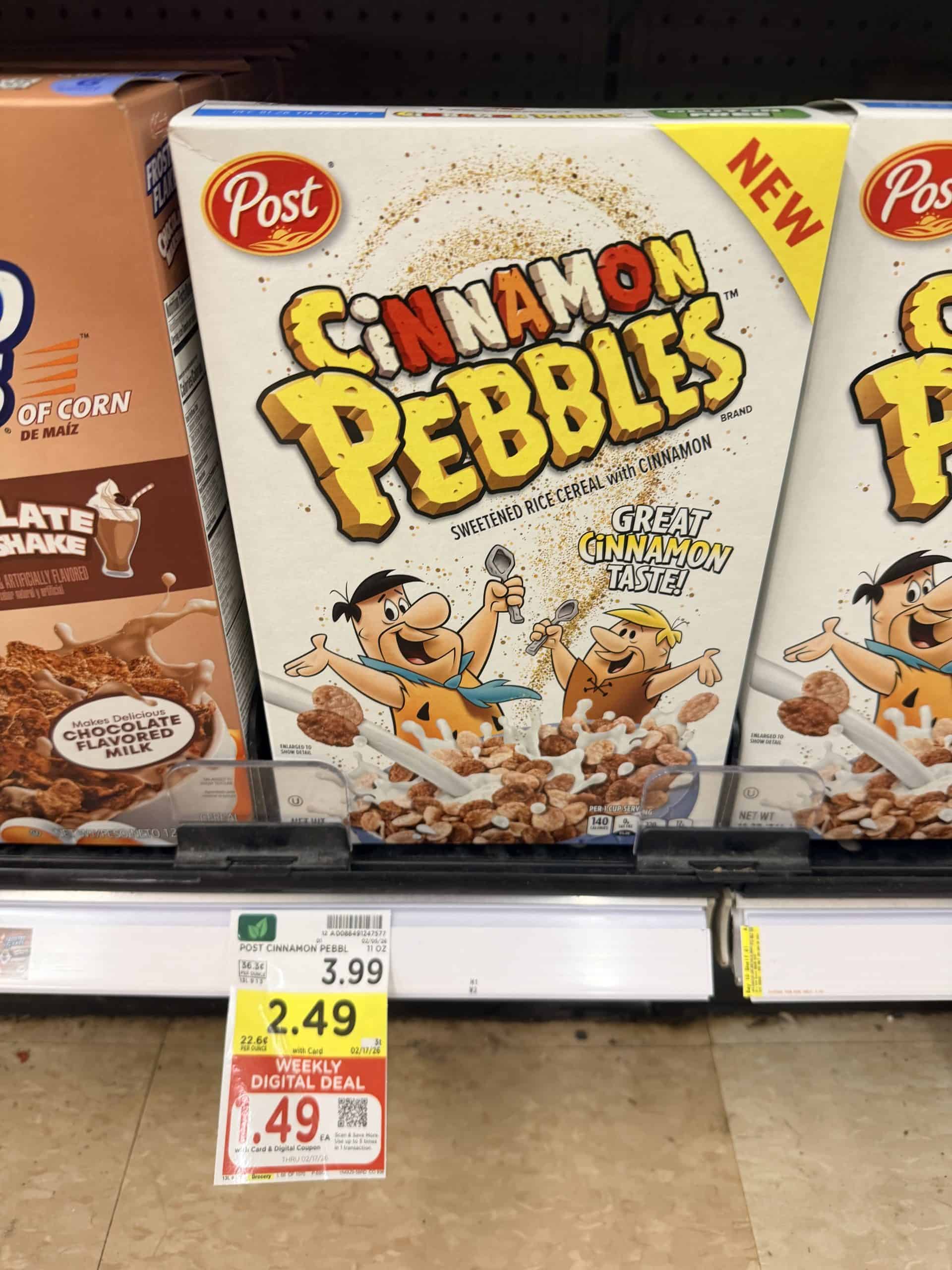 TODAY ONLY! Post Cinnamon Pebbles as low as 74¢! - Kroger Krazy