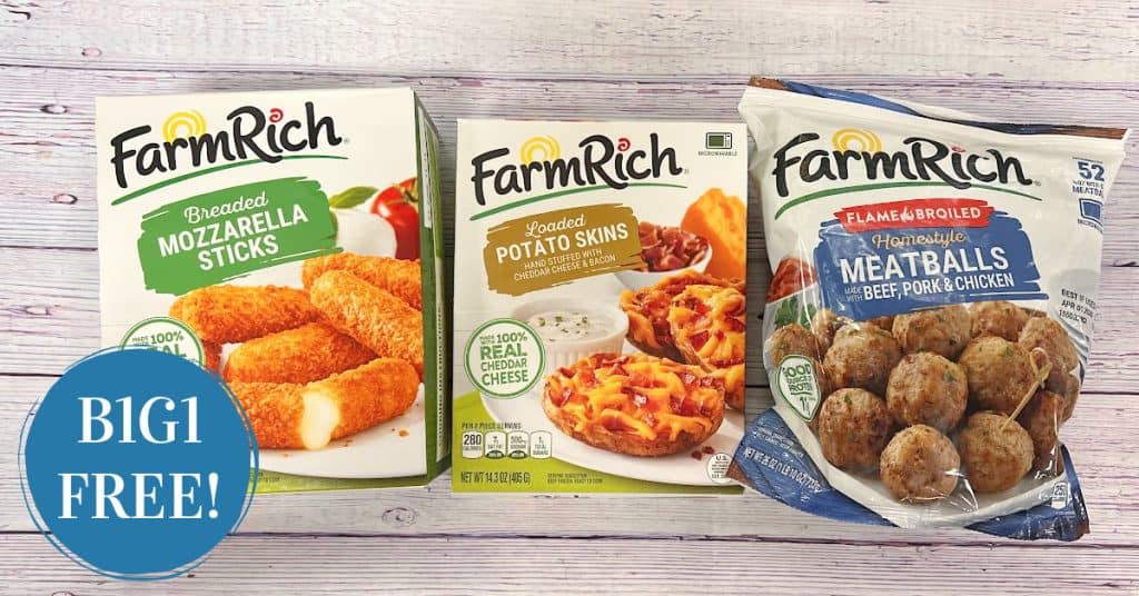 Farm Rich Appetizers and Meatballs are B1G1 FREE! - Kroger Krazy