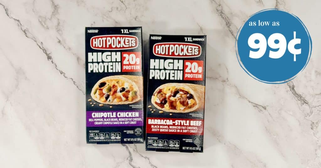 Hot Pockets High Protein as low as 99¢! - Kroger Krazy