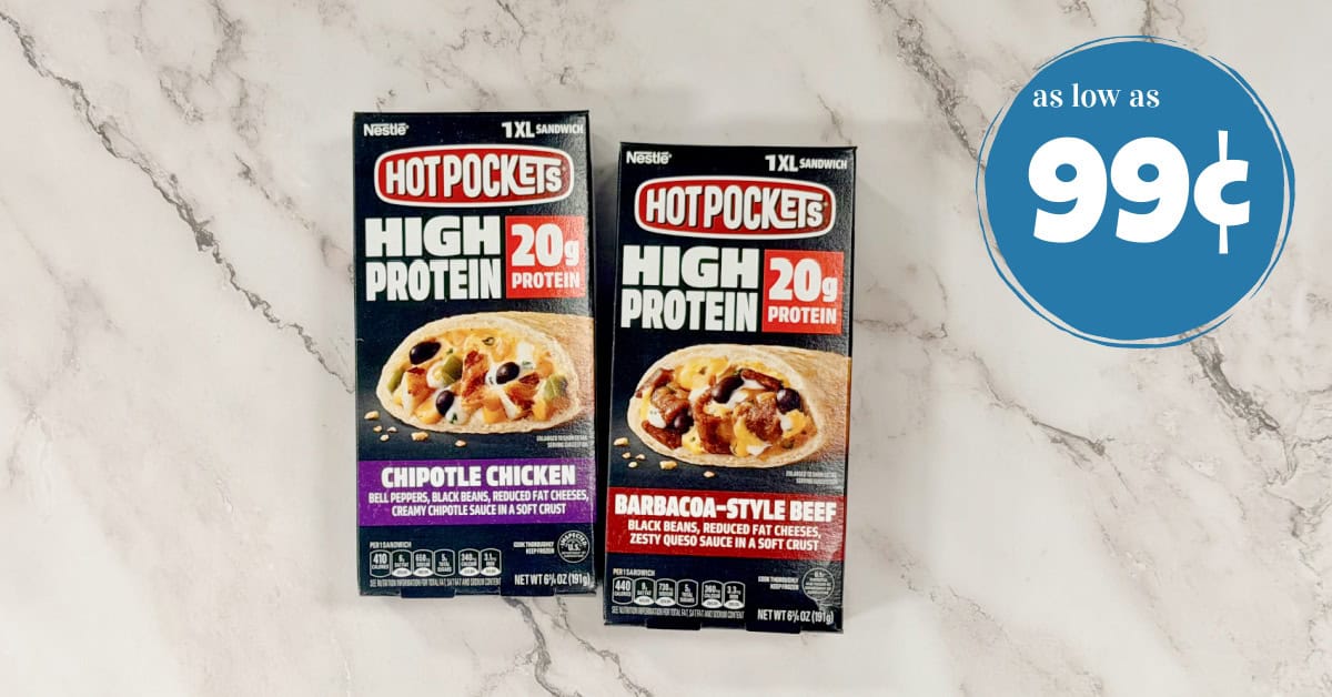 Hot Pockets High Protein as low as 99¢! - Kroger Krazy