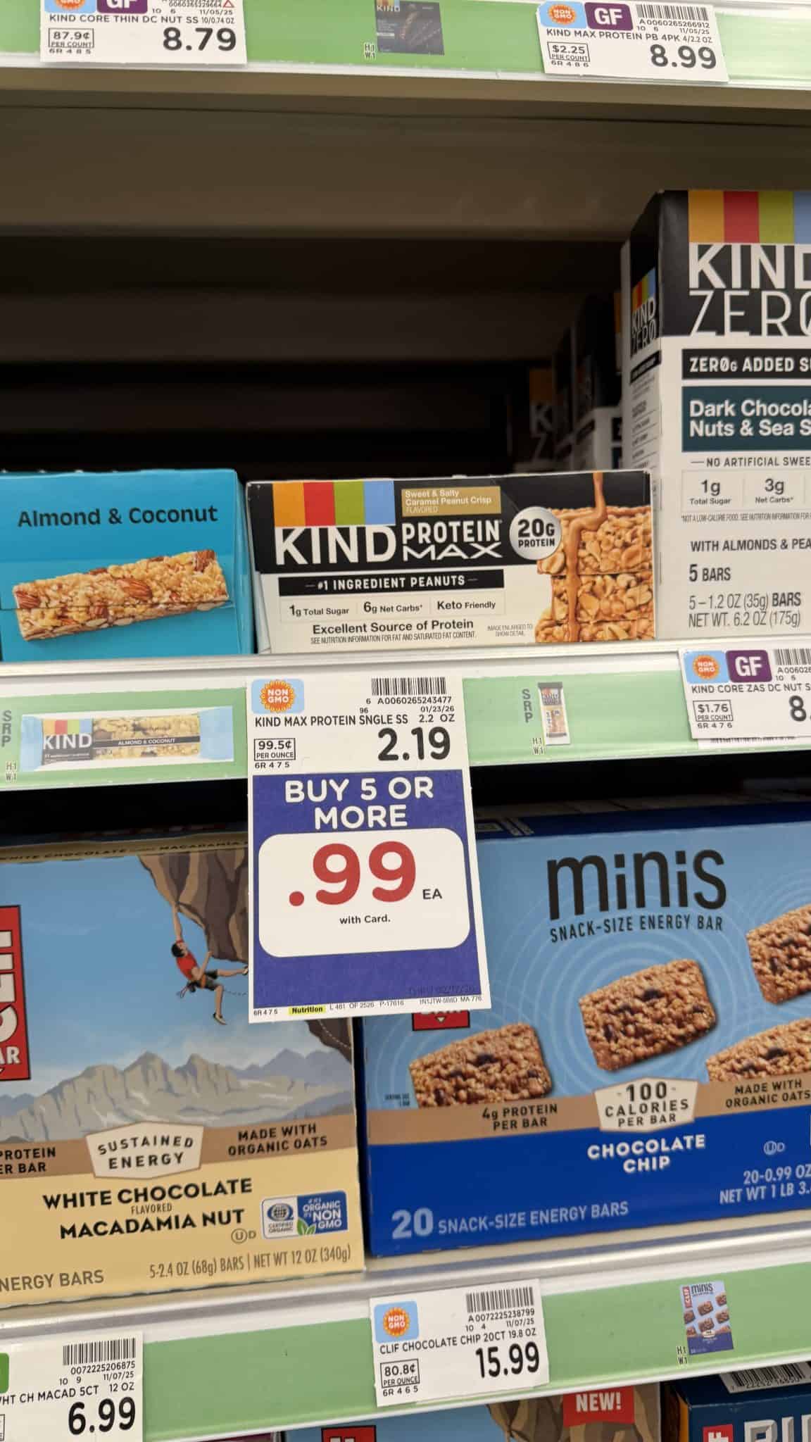 Kind, Lara Bars and Think! Bars as low as 99¢! - Kroger Krazy