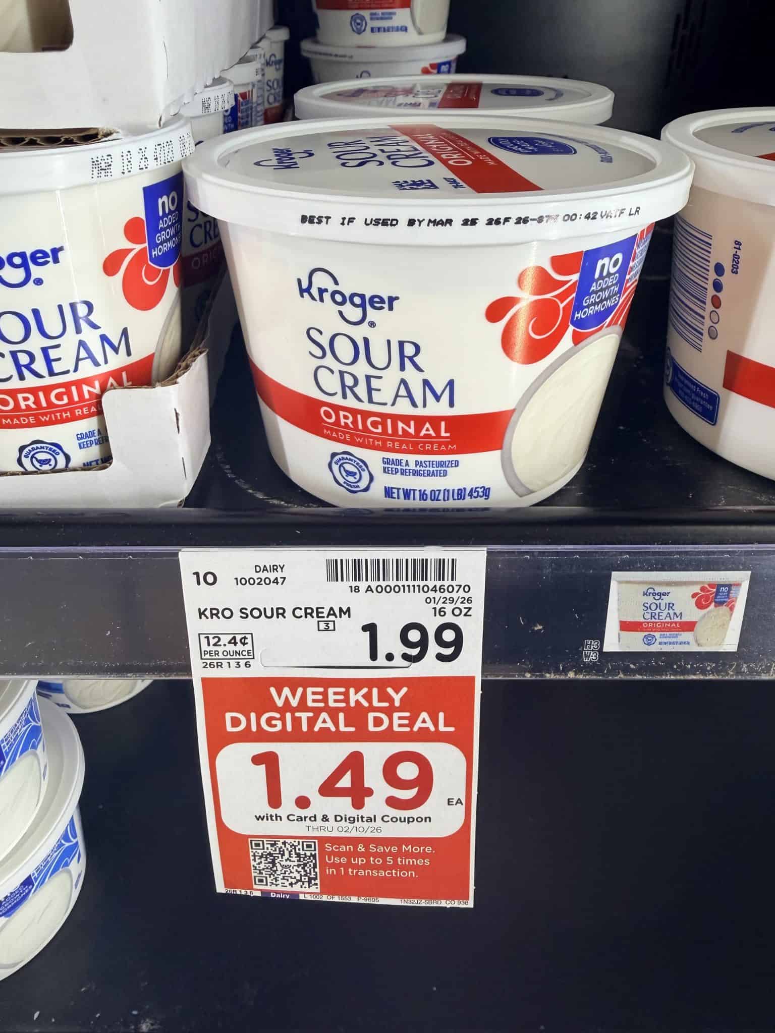 Kroger Cottage Cheese, Dips and Sour Cream as low as $1.49! - Kroger Krazy