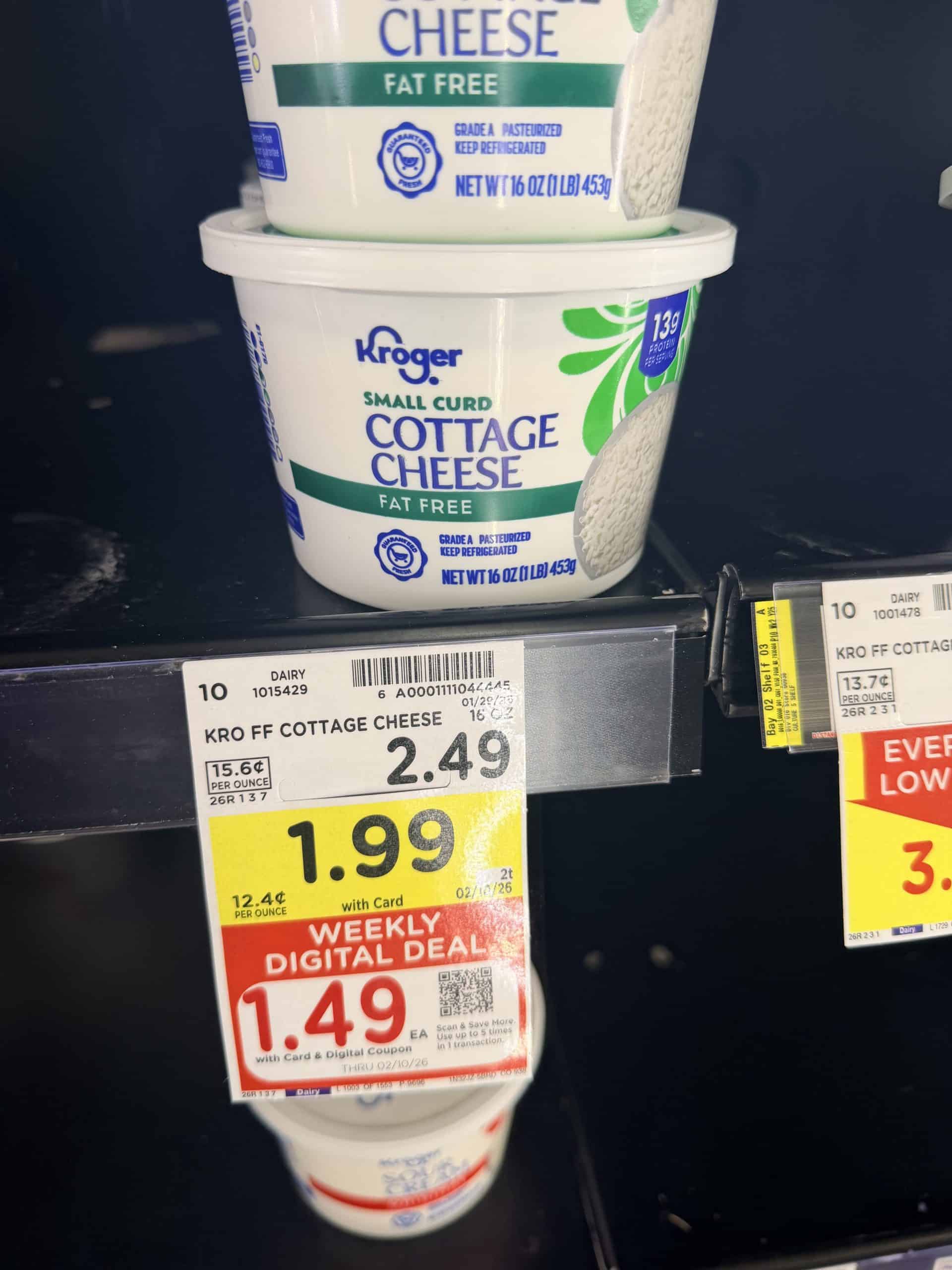 Kroger Cottage Cheese, Dips and Sour Cream as low as $1.49! - Kroger Krazy