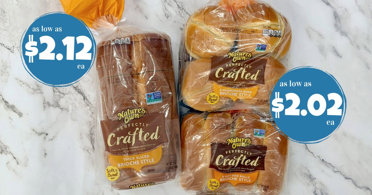 Nature's Own Perfectly Crafted as low as $2.02! - Kroger Krazy