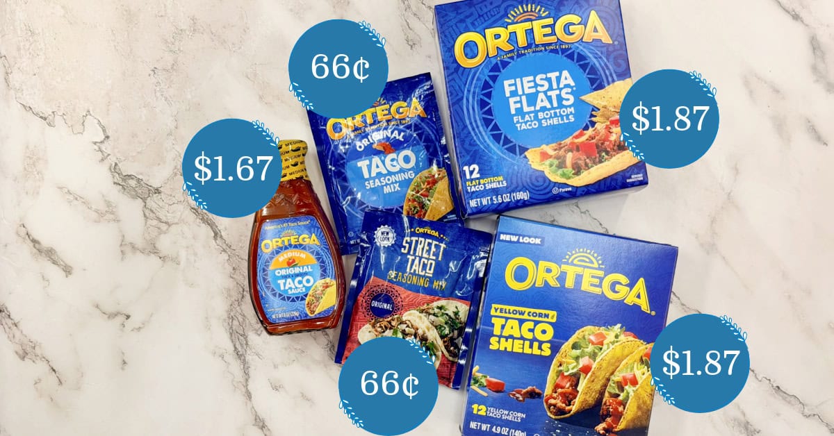 Ortega Taco Sauce, Seasoning Mix and Taco Shells Deals at Kroger ...