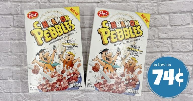 TODAY ONLY! Post Cinnamon Pebbles as low as 74¢! - Kroger Krazy