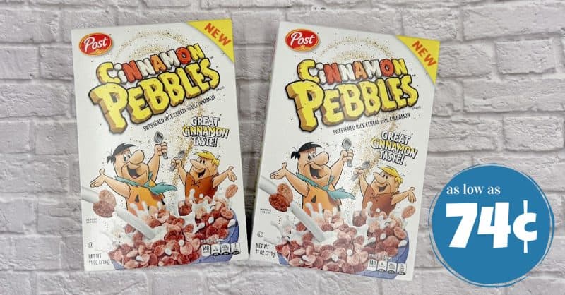 TODAY ONLY! Post Cinnamon Pebbles as low as 74¢! - Kroger Krazy