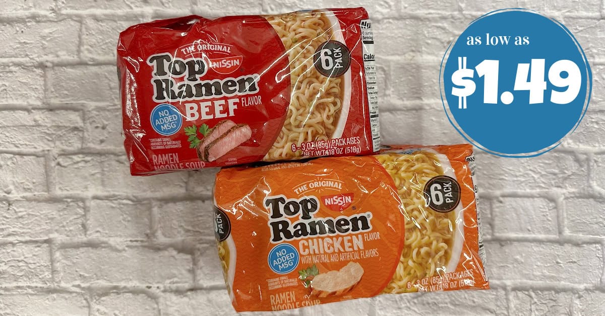 Top Ramen as low as $1.49! - Kroger Krazy