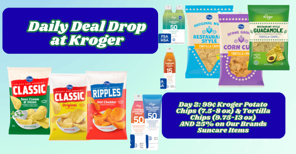 (Day TWO) Kroger Daily Deal Drop! 7 Days of Savings! - Kroger Krazy