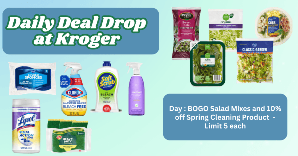 (Day FIVE) Kroger Daily Deal Drop! 7 Days of Savings! - Kroger Krazy