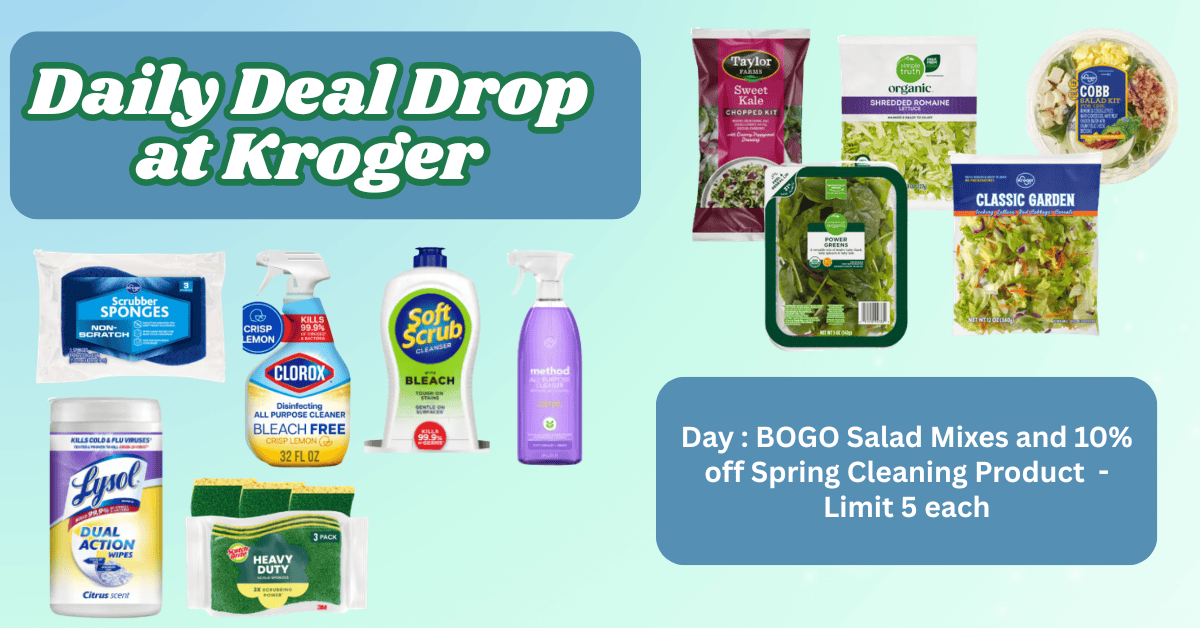 (Day FIVE) Kroger Daily Deal Drop! 7 Days of Savings! - Kroger Krazy