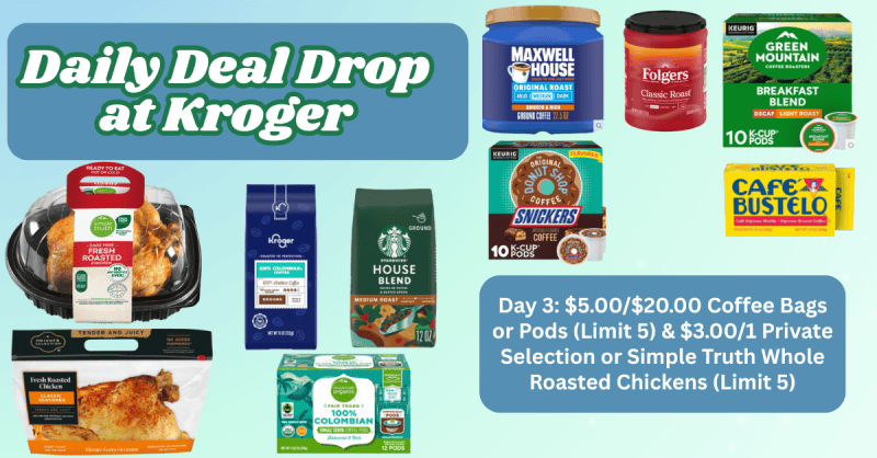 (Day THREE) Kroger Daily Deal Drop! 7 Days of Savings! - Kroger Krazy