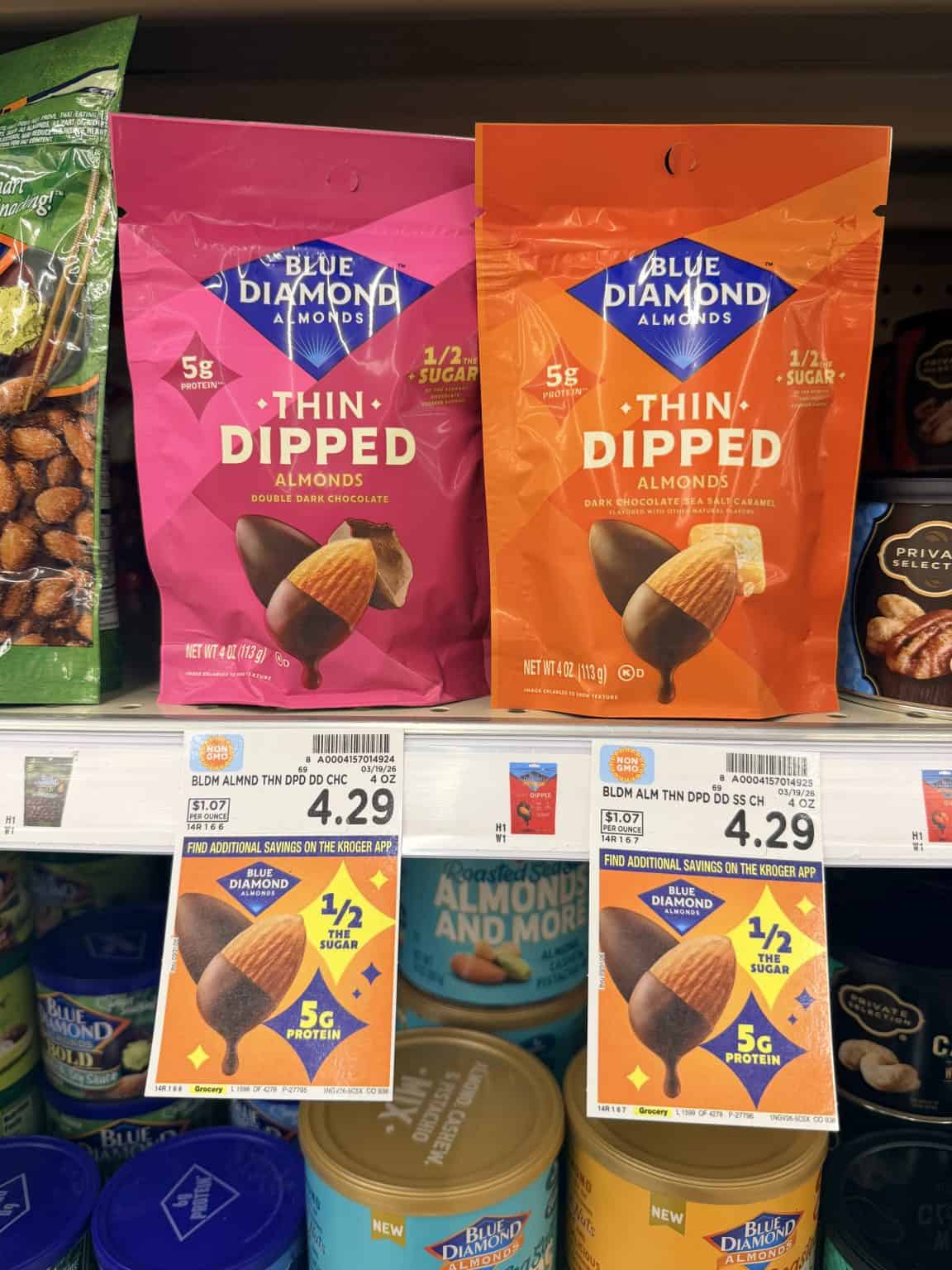 Blue Diamond Thin Dipped Almonds as low as $2.14! - Kroger Krazy