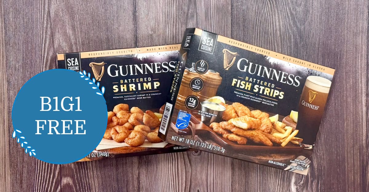 Sea Cuisine Guinness Batter Shrimp and Fish Strips are B1G1 FREE at ...